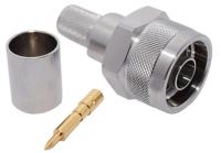 China RF Connector, N-Type Straight Crimp Male for LMR-400, 50 Ohm for sale