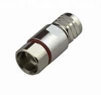 China High quality N type male rf straight connector for 1/2 coaxial feed cable for sale