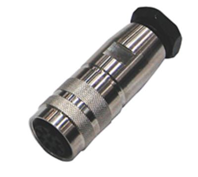 China IP68 IP67 socket Panel mount M12 M16 AISG 5 pin solder type circular connector for sale