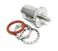 China RF Coaxial Adapter Radio Frequency Connector N Female Jack Bulkhead To QMA Female for sale