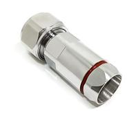 China 4.3-10 Mini DIN Male Radio Frequency Connector For 1/2 Super Flexible Cable for sale