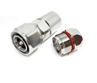 China 4.3-10 Mini DIN Male Radio Frequency Connector For 1/2 Super Flexible Cable for sale
