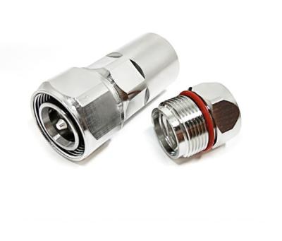China 4.3-10 Mini DIN Male Radio Frequency Connector For 1/2 Super Flexible Cable for sale