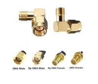 China Wifi Router External Rf Connector Adapter Antenna Rp Sma Male To Double Rp for sale