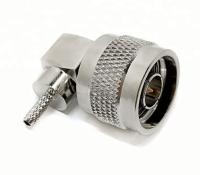 China Elbow N Type Connector LMR100 Coaxial Cable Right Angle Aerial adaptor RF Radio Connector for sale