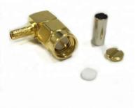 China SMA Male Plug Rf Antenna Connector , RF Coaxial Adapter For RG174 Lmr100 Cable for sale