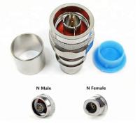 China Crimping Radio Frequency Connector N Male No Solder For LMR600 RF Coaxial Cable for sale