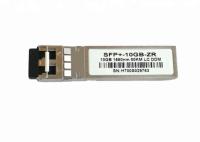 China Duplex LC SMF 10G SFP Transceiver Module 1550nm 80km With Single Mode for sale