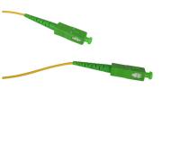 China SC APC To SC APC Singlemode Fiber Optic Cable Patch Cord 3m 5m 10m for sale