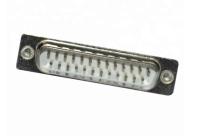 China Male 25 Pin D Sub Connector White DP Type For Waterproof Electrical Wire for sale