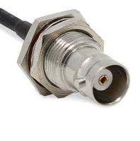 China Male To Male RG400 BNC RF Connector Pigtail Adapter 10cm Coaxial Cable for sale