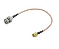 China Male Two Hole Flange Mount Coaxial RF Connector SMA BMA Series for sale