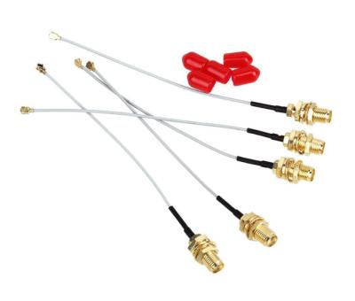 China IPEX U.FL Male To SMA Female Radio Frequency Connector Coaxial Jumper Pigtail Cable for sale