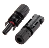 China Excellent Flexibility Solar Panel Connectors Mc4 , 1M Length Mc4 Solar Cable Connectors for sale