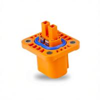 China 2 Pin HV Small Current Connector EV Waterproof Straight Plug for sale