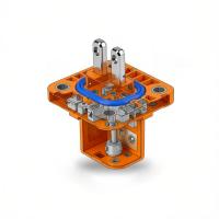 China 2 Pin HV Small Current Connector EV Waterproof Straight Plug for sale