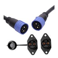 China M25 IP67 Waterproof 50A EV Charging Connector for E-Scooter & Motorcycle for sale