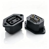 China 40A AC 2+6 Power Socket Connector 72V 3000 Cycles Industrial for sale