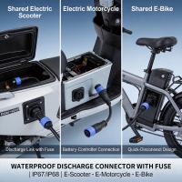 China IP67 Waterproof Electric Motorcycle Charging Connector 50A EV Plug for sale
