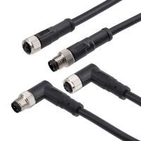 China M8 Circular 2-5PIN Male & Female IP67 Waterproof A-Coded Sensor Connector for sale