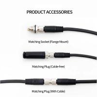 China M8 Circular 2-5PIN Male & Female IP67 Waterproof A-Coded Sensor Connector for sale