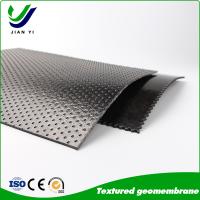 China 6m-8m Wide UV Resistant High Friction HDPE Textured Geomembrane Liner for Slope and Anti-Seepage Projects for sale