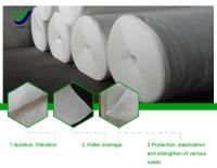 China 8-10kN/m Drainage Geotextile Filter Fabric for Road Maintenance - 1.2-1.6mm Thickness, 140-200g/㎡ Weight for sale