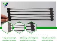 China Chemical Resistant Uniaxial Plastic Geogrid 1m-2.5m Width for Subgrade Stability with 150 MPa Tensile Strength for sale