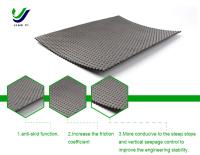 China Anti Skid HDPE Textured Geomembrane 0.30-3.00mm Thickness for Landfill and Mining Applications for sale