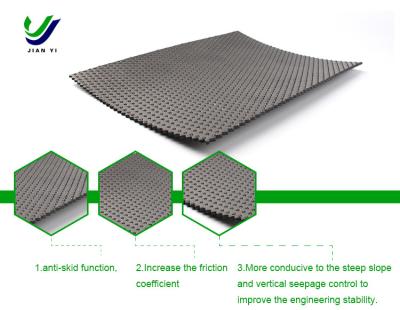 China Anti Skid HDPE Textured Geomembrane 0.30-3.00mm Thickness for Landfill and Mining Applications for sale