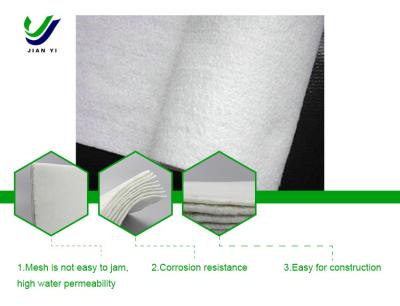 China Customized Staple Fiber Geotextile Roll 100-800g/㎡ with 2-6m Width for Highway and Railway Construction for sale