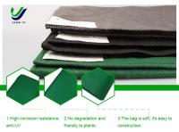 China Stable Sustainable Geotextile Bag for Railway Greening Protection - 10 KN/m Strength, 1.36mm Thickness for sale