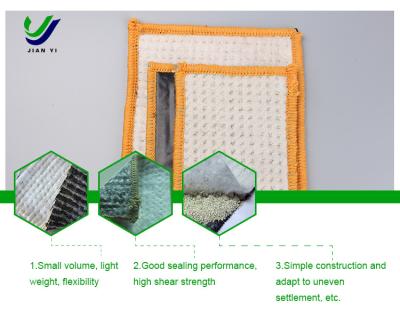 China Customized Geosynthetic Bentonite Clay Liner 4000g/㎡ for Reservoir and Dam Seepage Control for sale
