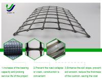 China UV Resistant Biaxial Polypropylene Geogrid 15-50 KN/m Strength for Tunnel Culvert Crack Prevention for sale