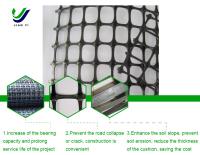 China Biaxial PP Geogrid 15-50 KN/m Strength for Slope Protection and Load Reinforcement for sale