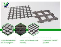China Chemical Resistant Glass Fiber Geogrid 25-120 KN/m for Cement Concrete Pavement Reinforcement for sale