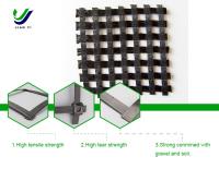 China Steel Plastic Geogrid for Pavement Reinforcement Old Road Reinforcement 30-120 kN/m for sale