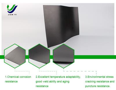 China UV Resistant HDPE Smooth Geomembrane 0.30mm-3.00mm Thickness for Landfill and Water Treatment for sale