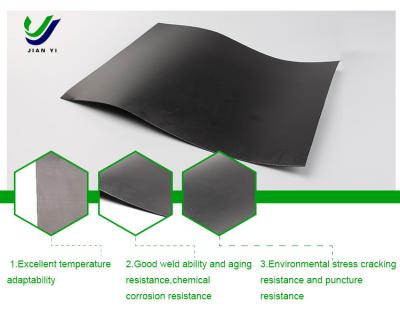 China HDPE Smooth Geomembrane 2mm Thickness Waterproof Barrier for Civil Engineering and Environmental Projects for sale