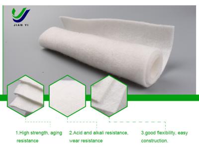 China Long Fiber Geotextile Roll 100-800g/m² with 2-6m Width for Soil Reinforcement and Filtration for sale