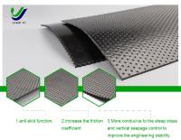 China Rough HDPE Geomembrane 0.30-3.00mm Thickness for Landfill and Tailings Storage Applications for sale