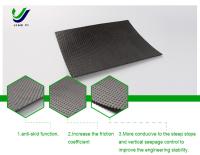 China Anti Skid HDPE Textured Geomembrane 6m-8m Width 0.3mm-3.0mm Thickness For Steep Slope Stability for sale