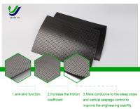 China HDPE Textured Geomembrane 0.30-3.00mm Thickness 50-100m Length for Slope Anti-Slip and Seepage Control for sale