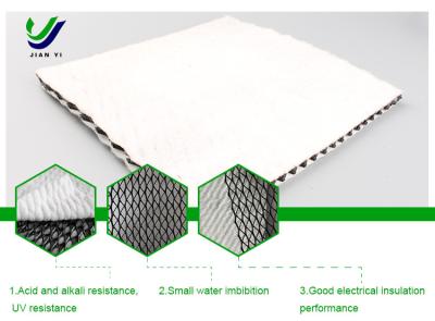 China 200g/6.3mm/200g Drainage Geonet with 8-14 KN/m Tensile Strength for Landfill and Tunnel Protection for sale