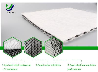 China HDPE 3D Composite Drainage Network 5.0-8.0mm Thickness 8-14 KN/m Tensile Strength for Retaining Walls for sale