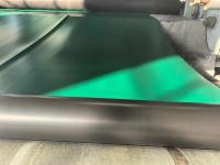 China Black Green Dual Color HDPE Smooth Geomembrane 1.5mm 7m Width for Landfill Lining for sale