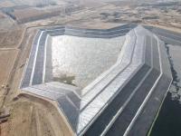 China HDPE Geomembrane 1.5mm Thickness for Landfill Liner and Seepage Control Environmental Engineering for sale