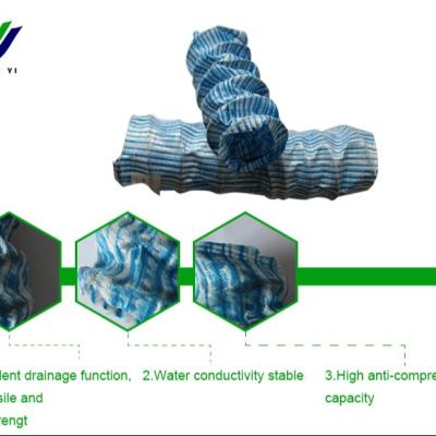 China Soft Permeable Pipe Underground Drainage Material FH50-FH300 for Soft Soil Reinforcement and Seepage Discharge for sale