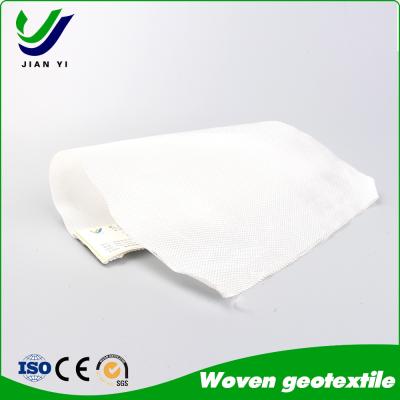 China Woven Geotextile Fabric 240-380 g/m² with 2500-3800 N/5cm Tensile Strength for Ground Stabilization for sale