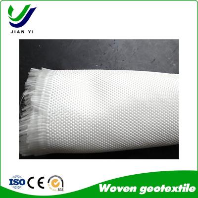 China High Tensile Strength Woven Geotextile Fabric 80-400g/m² with 2500-3800 N/5cm Strength for Reinforcement Projects for sale